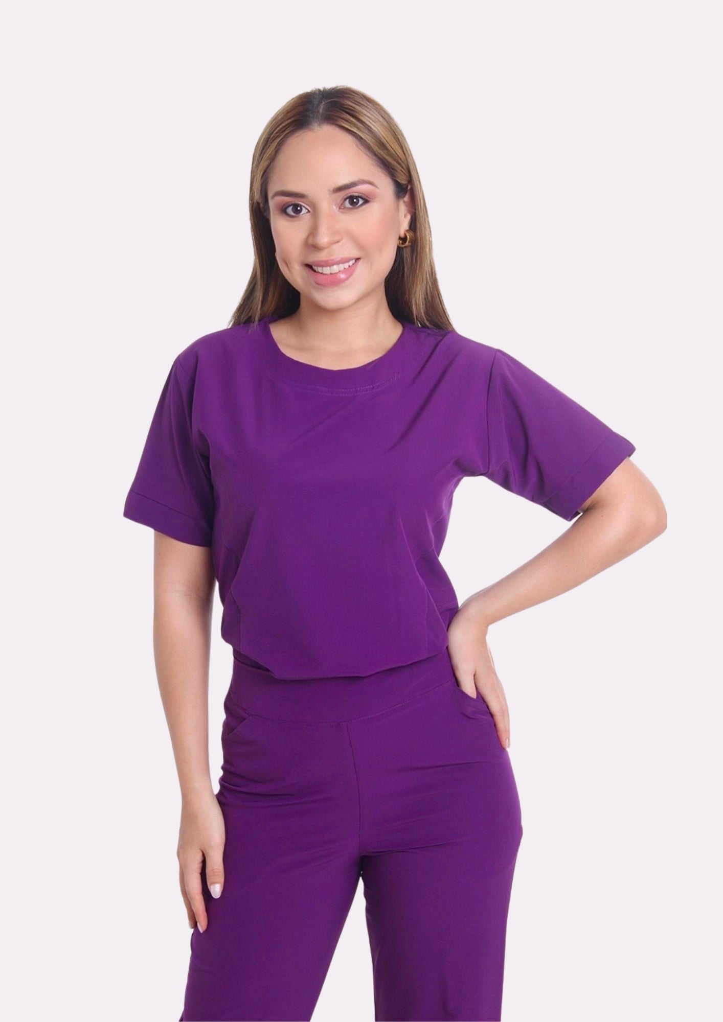Uniforme Paris morado – SANTÉ Atelier Uniformes