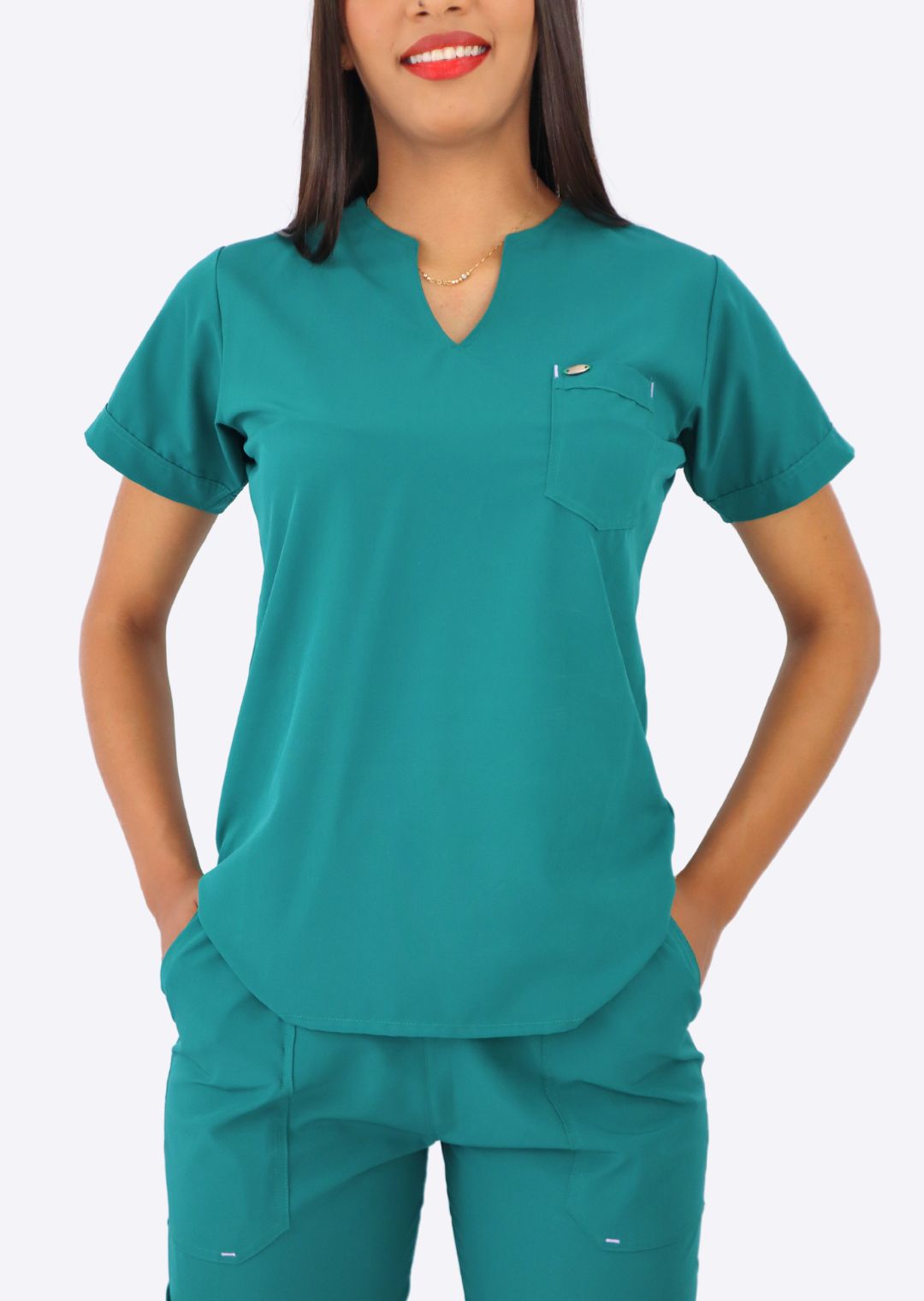 Uniforme Eva verde esmeralda – SANTÉ Atelier Uniformes
