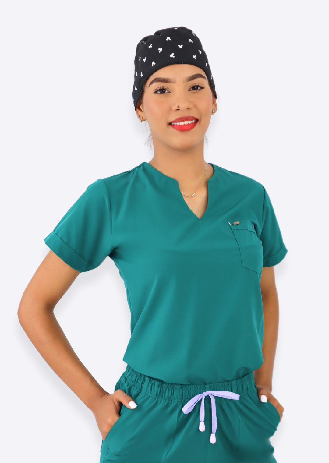 Uniforme Eva verde esmeralda – SANTÉ Atelier Uniformes