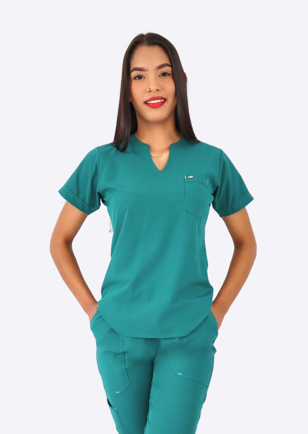 Uniforme Eva verde esmeralda – SANTÉ Atelier Uniformes